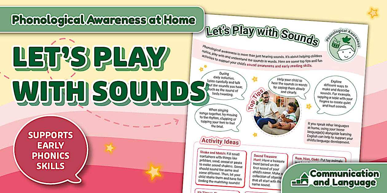 Communication and Language: Phonological Awareness at Home