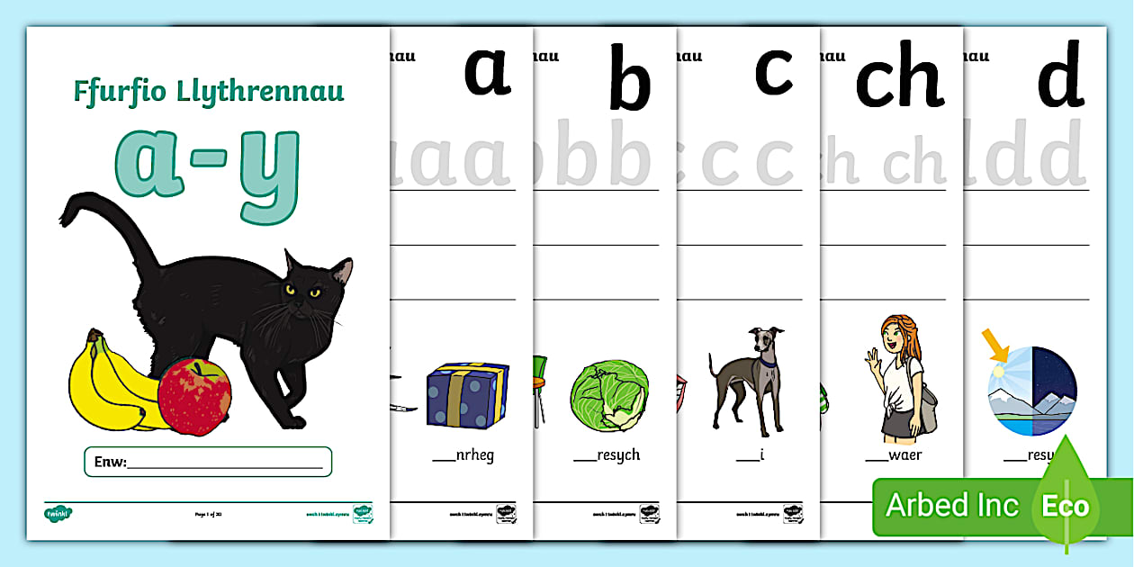 Ffurfio Llythrennau Cymraeg a-y (teacher made) - Twinkl