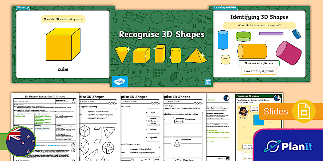 Phase 1 Space: 3D Shapes (Recognise 3D Shapes) Lesson 2