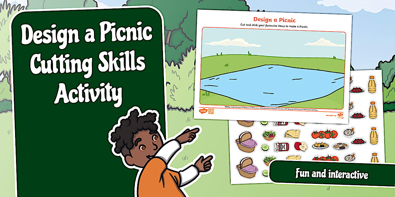 Design a Picnic Cutting Skills Activity