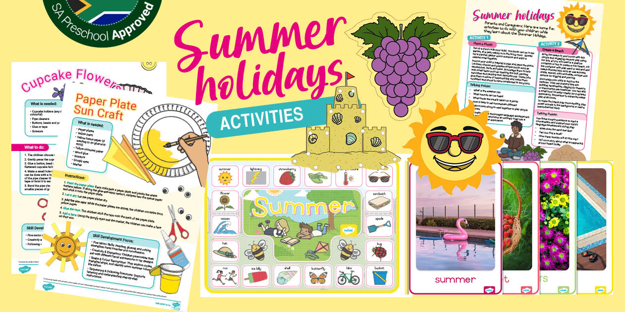 Preschool: Summer Holidays Resource Pack