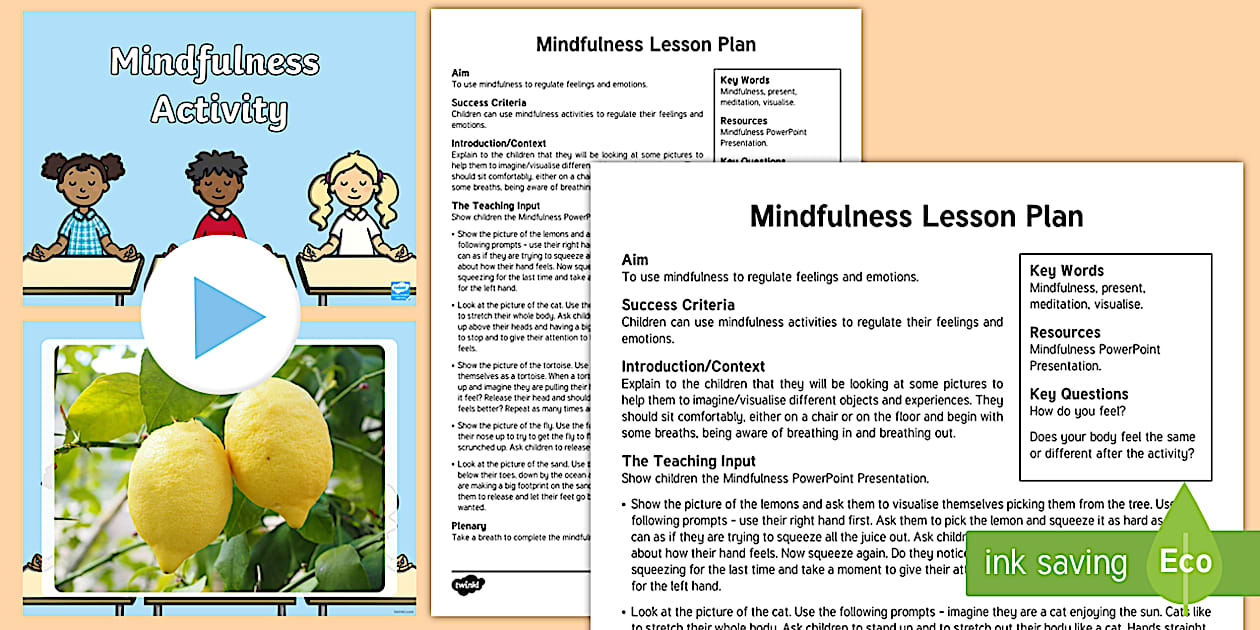 Mindfulness Senses PowerPoint (teacher made) - Twinkl