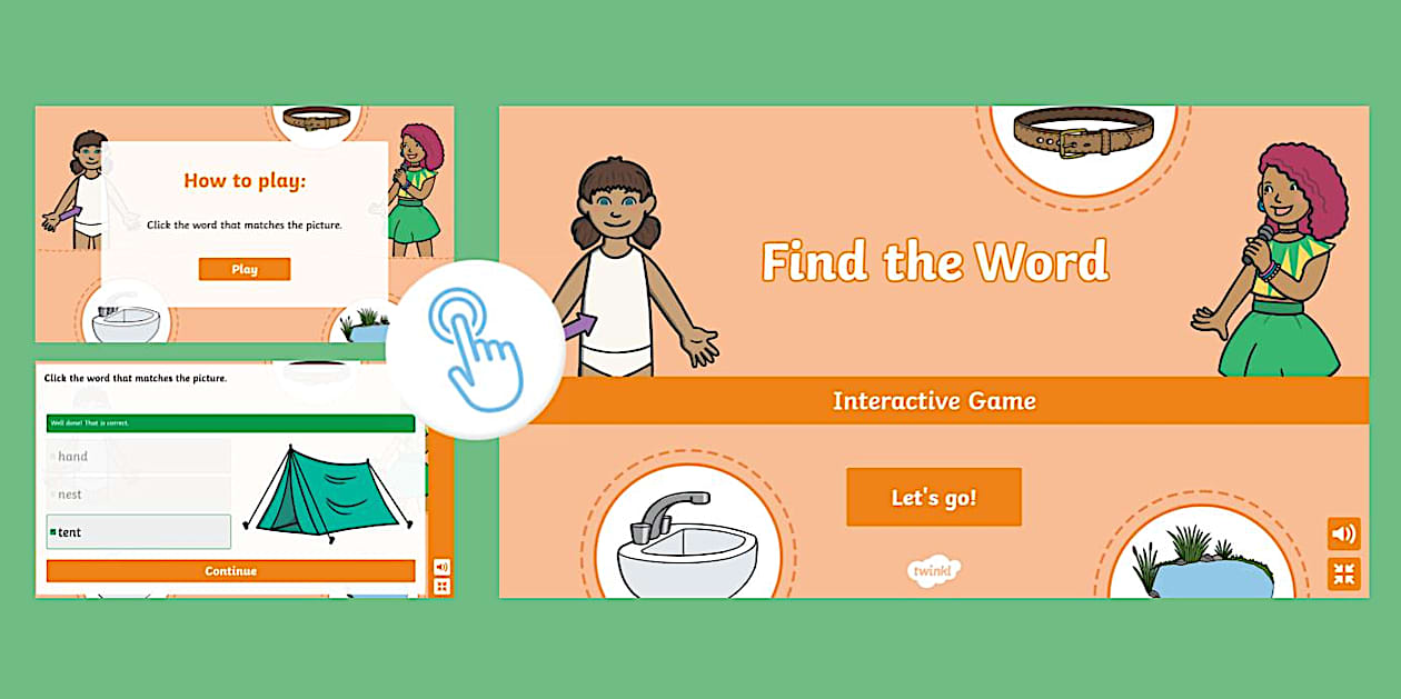 EYFS Find the CVCC Word Interactive Game | Twinkl - Twinkl