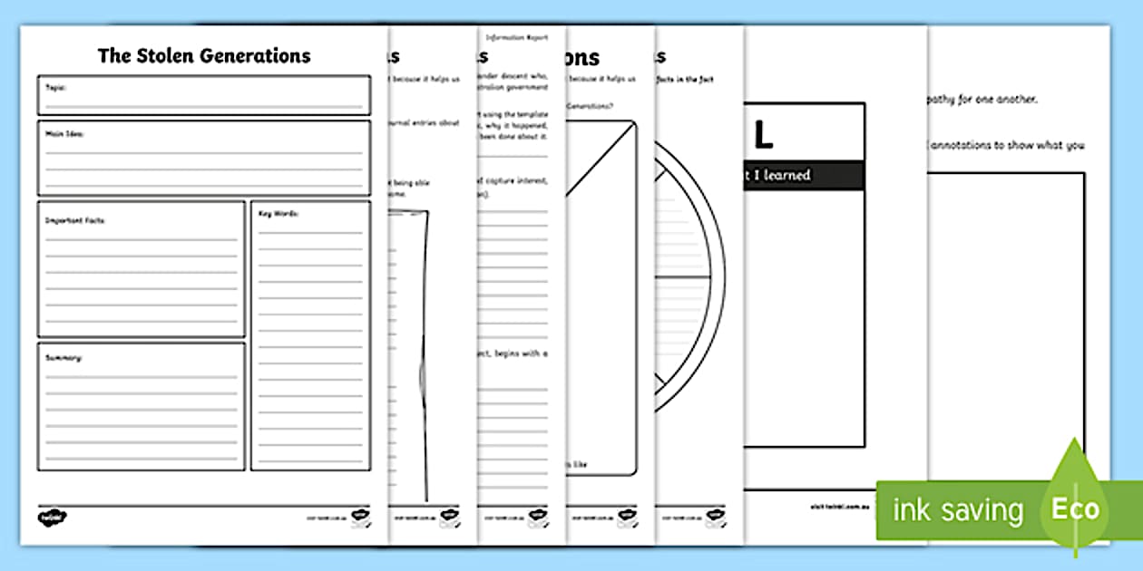 The Stolen Generations Resource Pack (Teacher-Made) - Twinkl