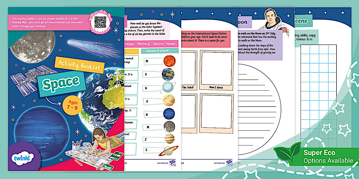 Space Activity Booklet 7 to 9 years (teacher made) - Twinkl