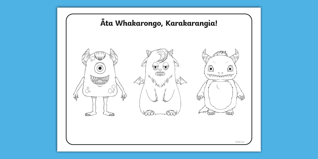 Āta Whakarongo, Karakarangia! Ngā Taniwha 2. - Twinkl