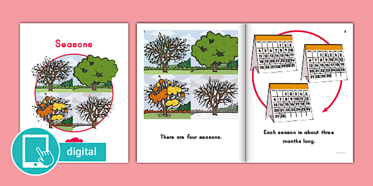 Seasons Emergent Reader eBook (teacher made) - Twinkl