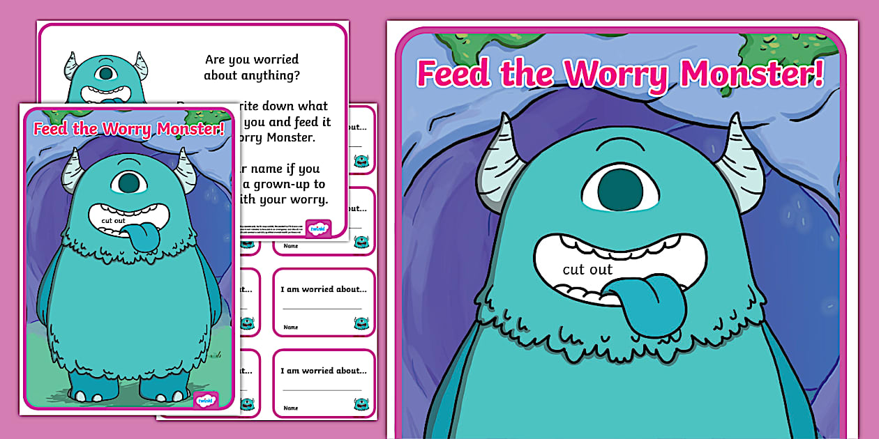 Feed the Worry Monster Activity | Twinkl (teacher made)