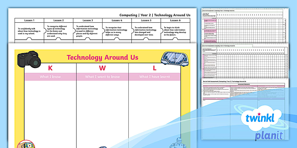 Technology Year 2 Assessment - Assessment Pack - Twinkl