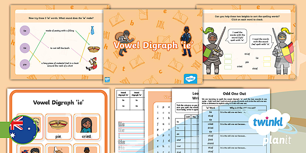 Year 2 Spelling: Vowel Digraph 'ie' - Twinkl