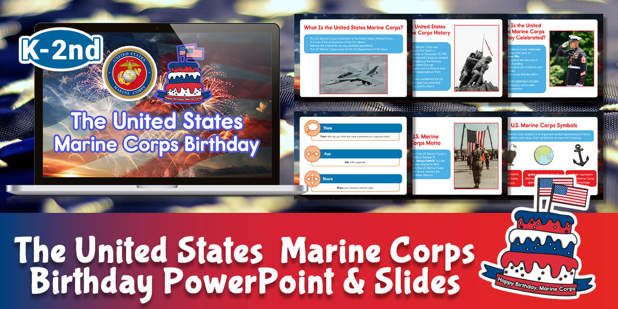 The United States Marine Corps Birthday PowerPoint & Google Slides