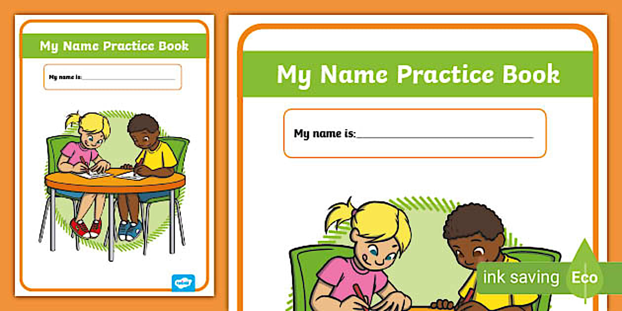 EYLF Name Practice Book Cover | EYLF Resources - Twinkl