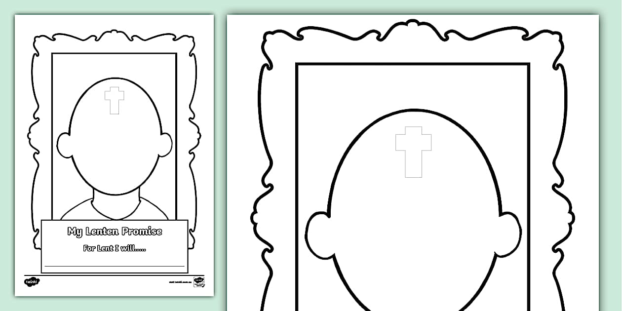 My Lenten Promise Activity Sheet (teacher made) - Twinkl
