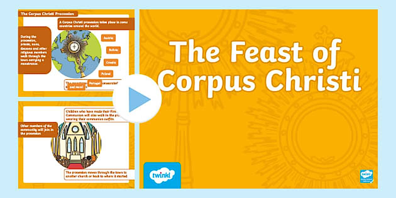 The Feast of Corpus Christi PowerPoint - Twinkl