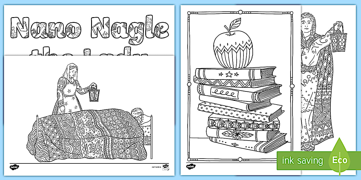 Nano Nagle Mindfulness Colouring Pages - Twinkl