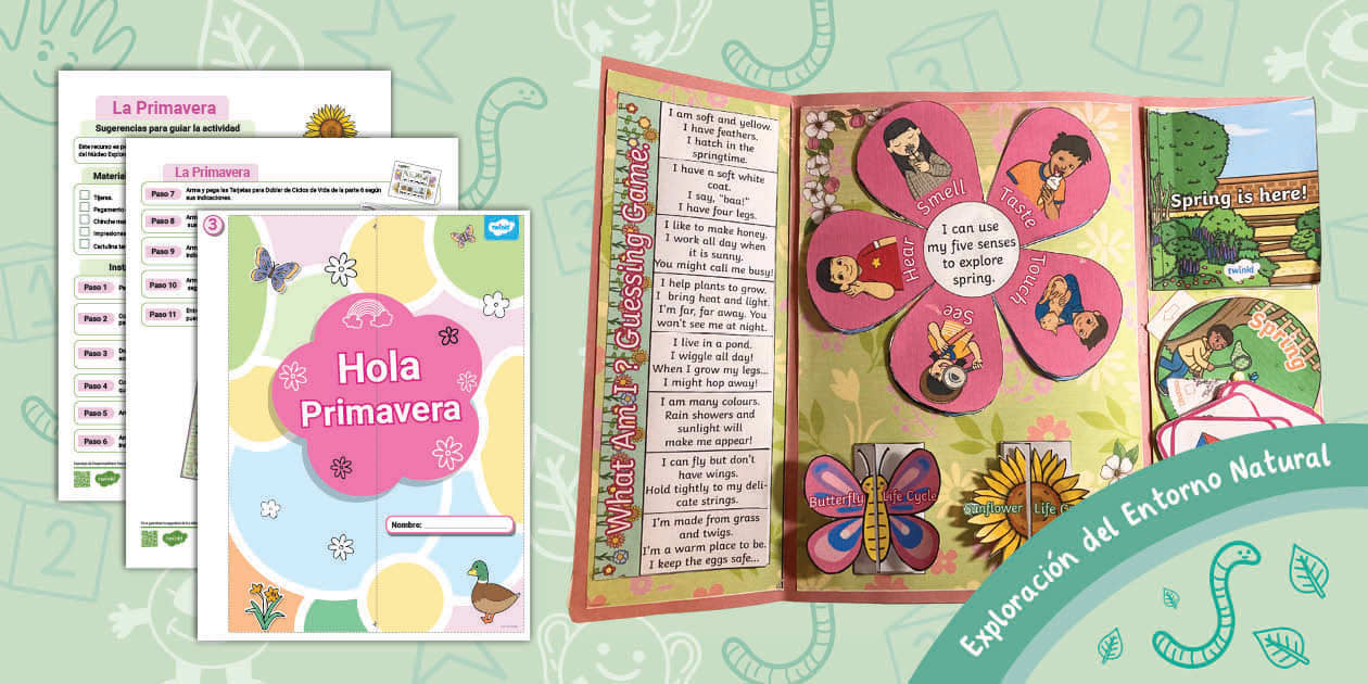 lapbook | primavera | interactivo | animales | plantas