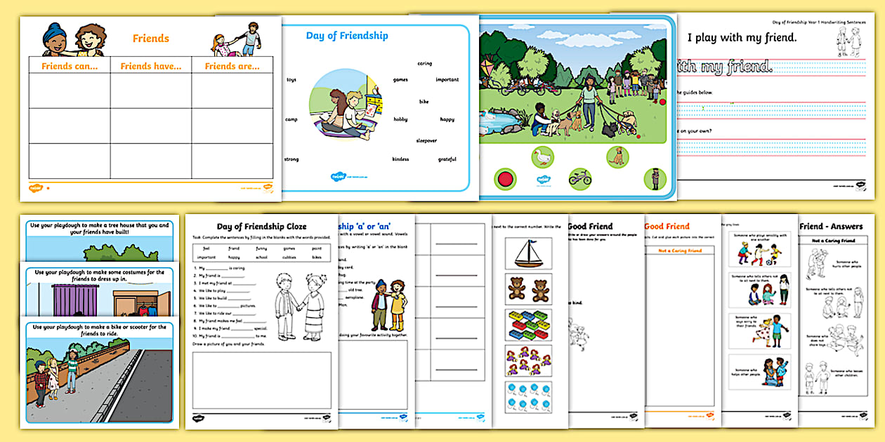 EYLF/FS International Day of Friendship Activities - Twinkl