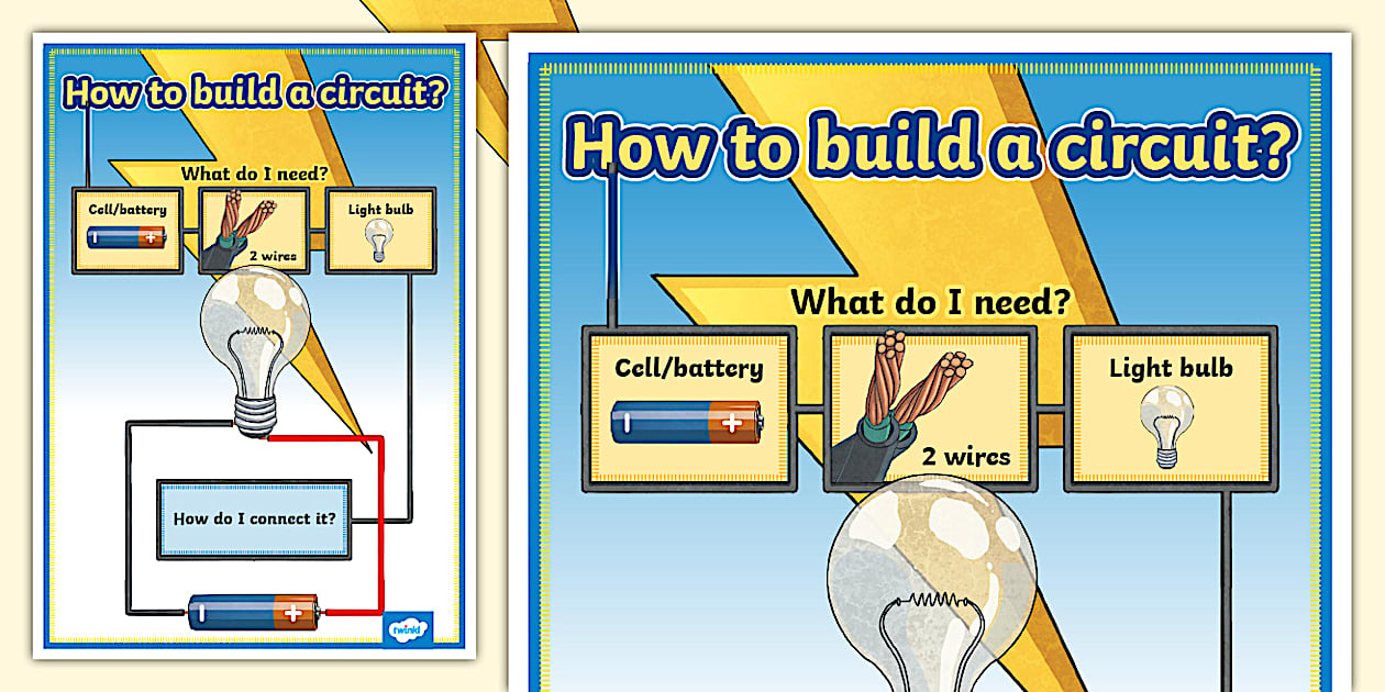 Energy and Electricity: How to Build a Circuit Poster