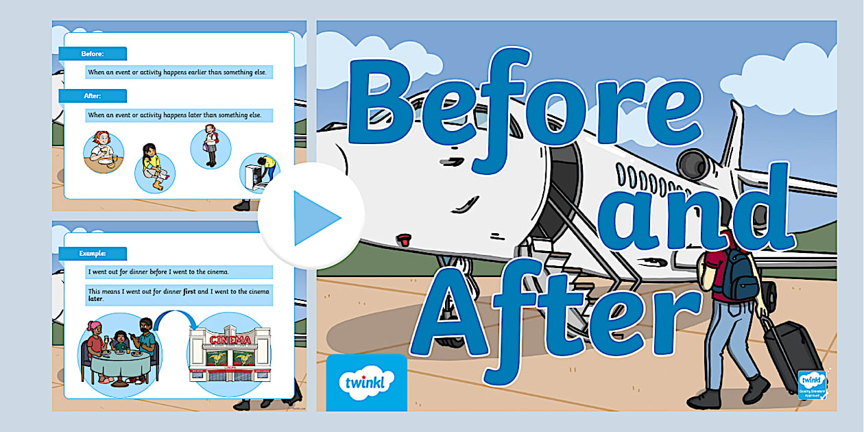 Before and After Powerpoint and Quiz (Teacher-Made) - Twinkl