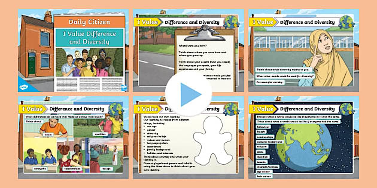 Daily Citizen LKS2 I Value Difference and Diversity - Twinkl