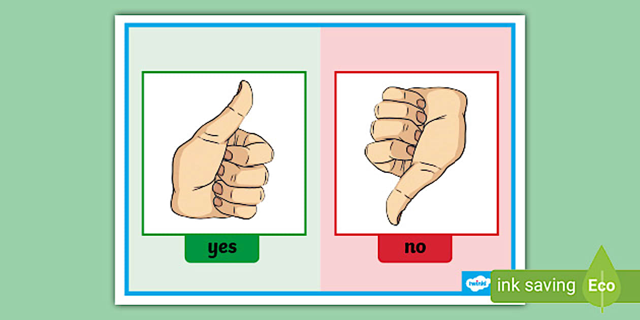 Yes/No Communication Support Cards (teacher made) - Twinkl