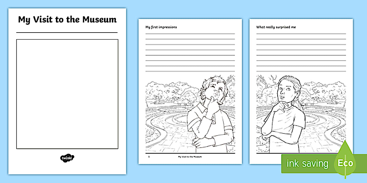 My Visit to a Museum Booklet (teacher made) - Twinkl
