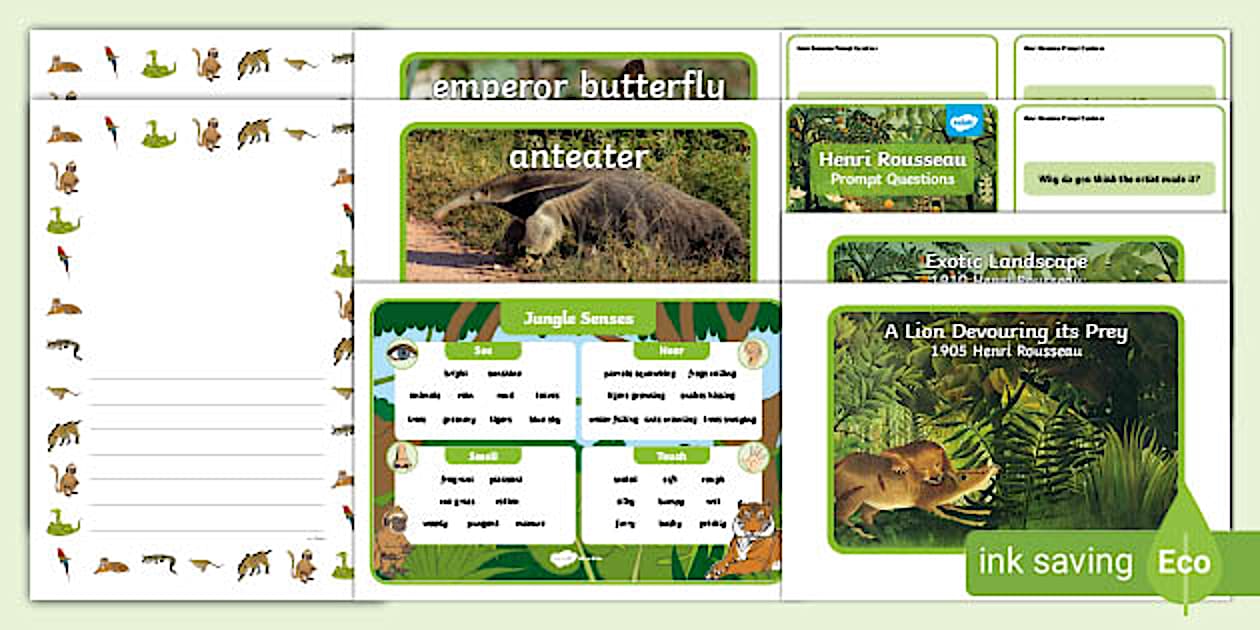 Rainforest Creative Writing Pack (teacher made) - Twinkl