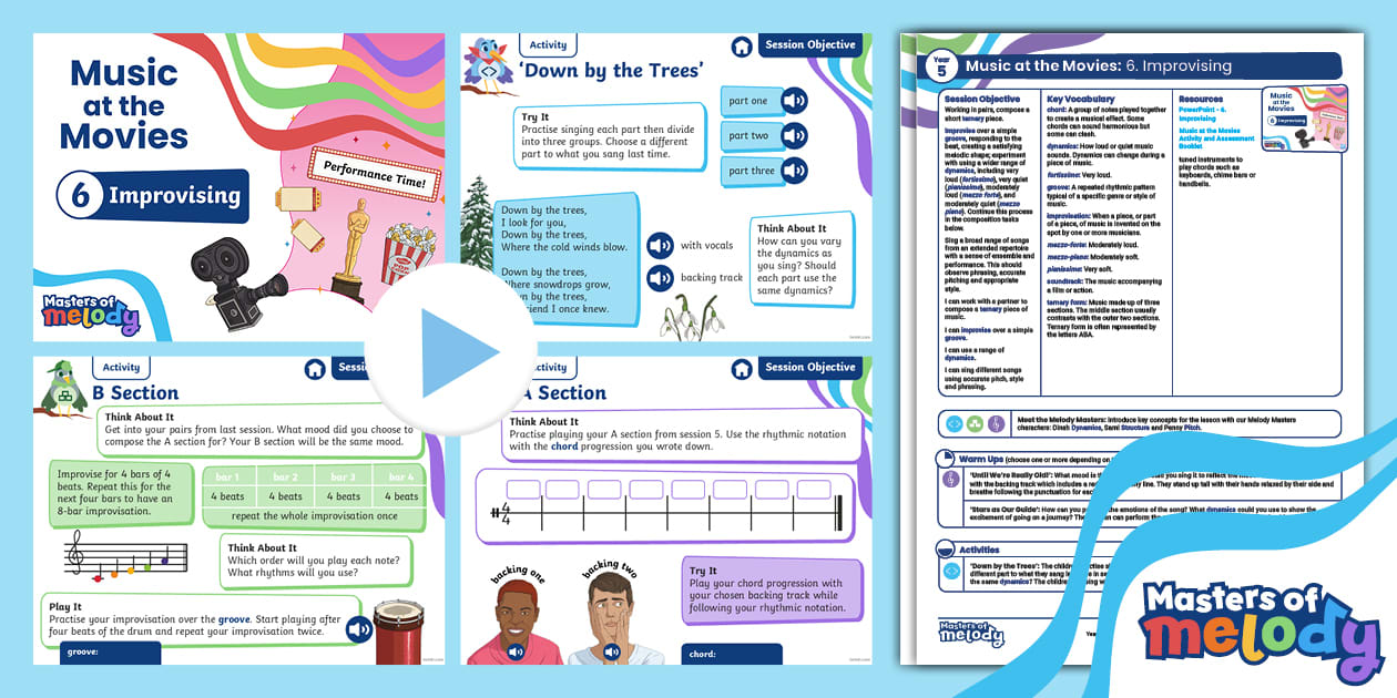 👉 Music at the Movies Session 6 (teacher made) - Twinkl