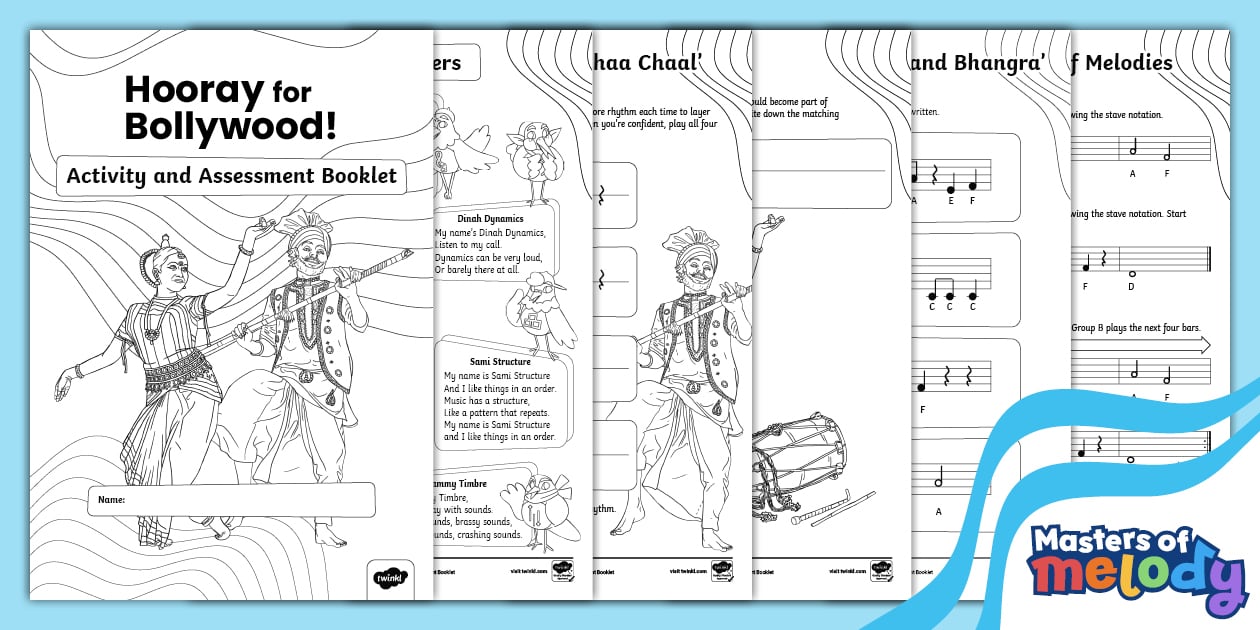 👉 Y5 Hooray for Bollywood! - Activity and Assessment Booklet