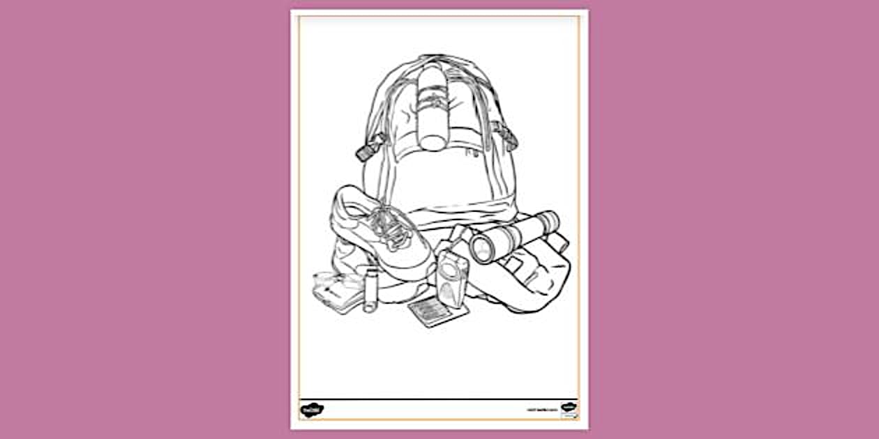 Survival Colouring Page | Colouring Sheets (Teacher-Made)