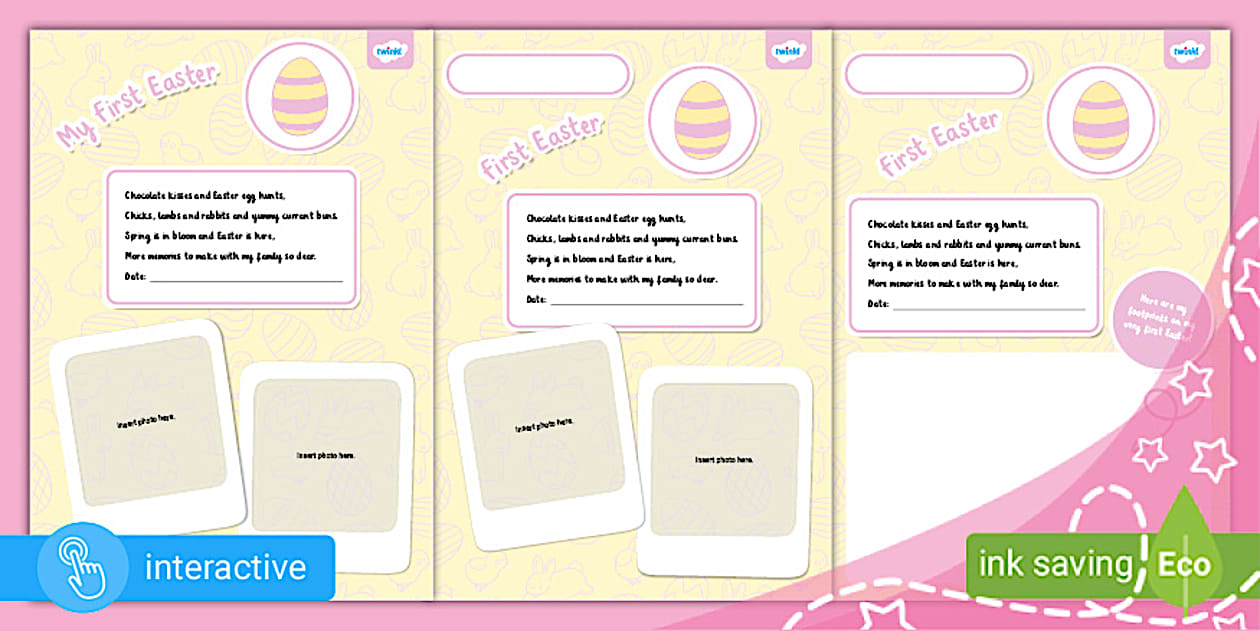 My First Moments - My First Easter (Teacher-Made) - Twinkl