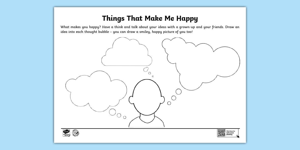 * NEW * Things That Make Me Happy - Drawing Activity