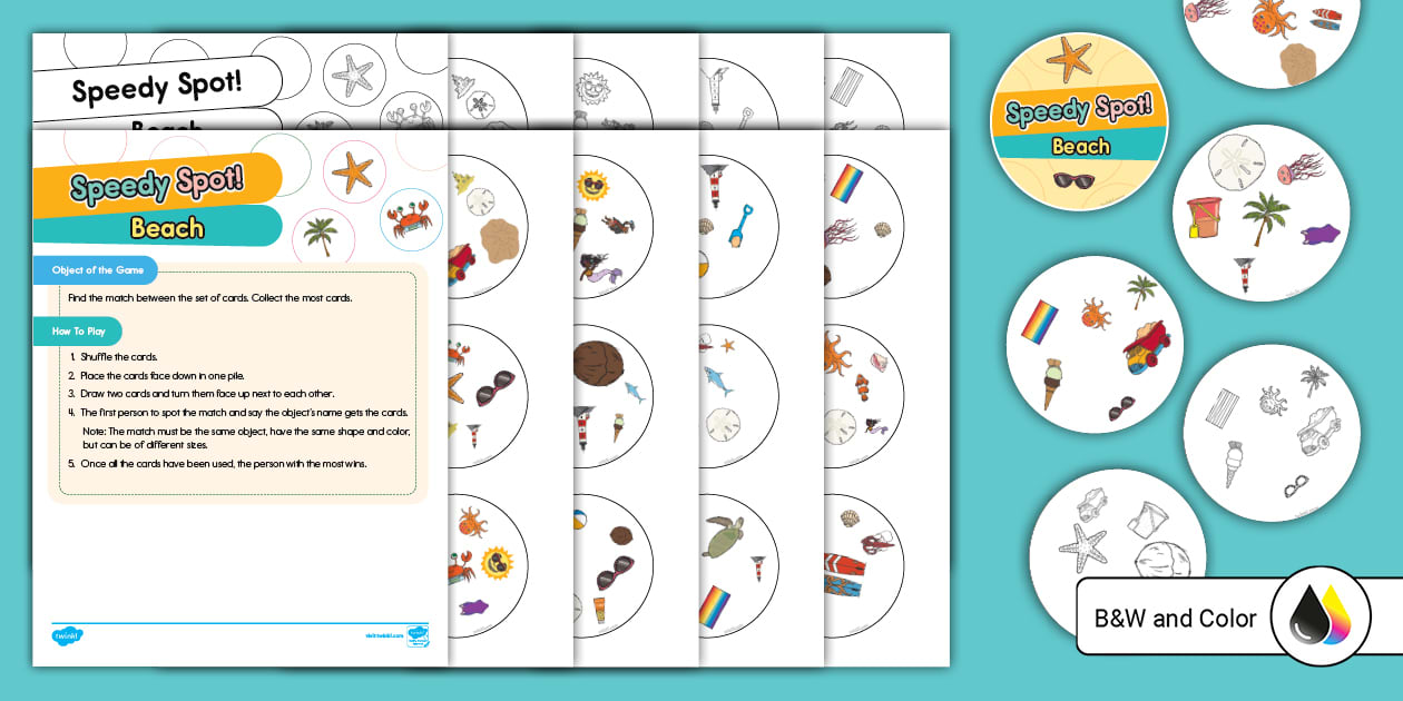 Beach Theme Game for Kids | Beach Activity | Twinkl USA