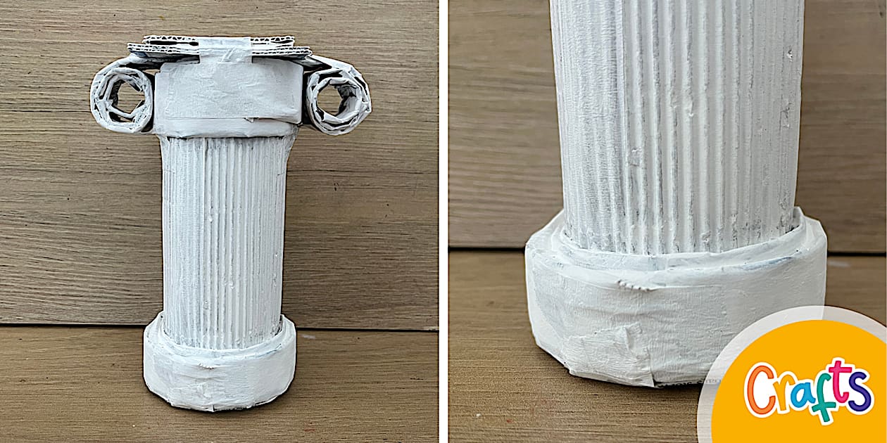 Greek Column Craft (teacher made) - Twinkl
