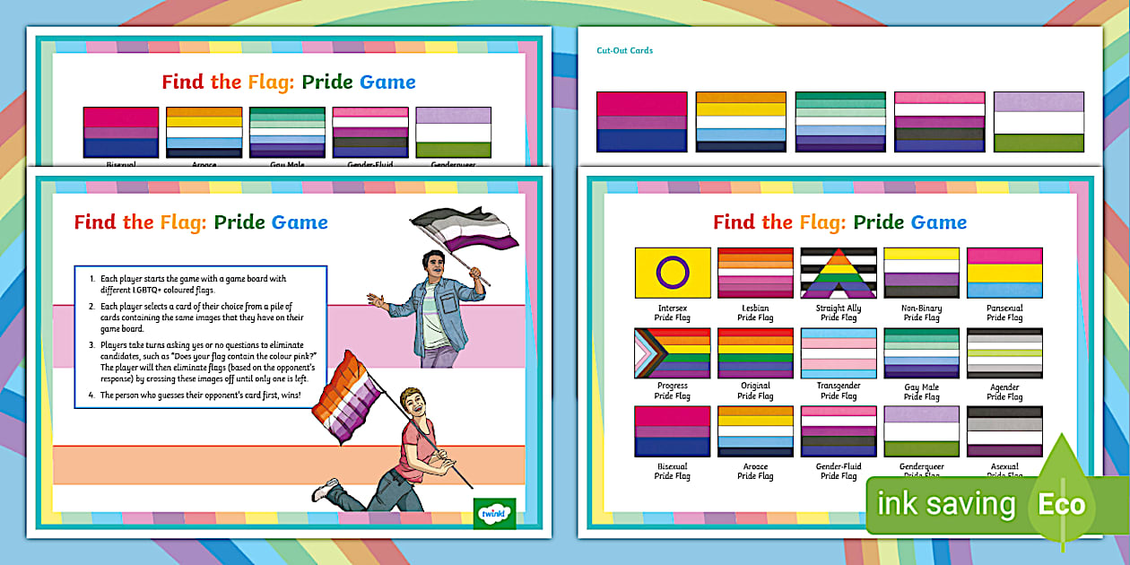 Older Learners: Play the Pride Flag Game|Twinkl Resources| Pride Month ...