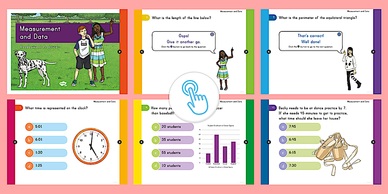 Third Grade Measurement and Data Assessment (Teacher-Made)