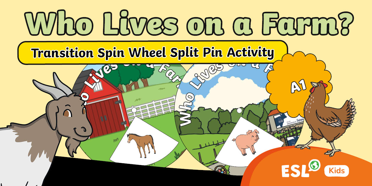 ESL Who Lives on a Farm? [Kids, A1]