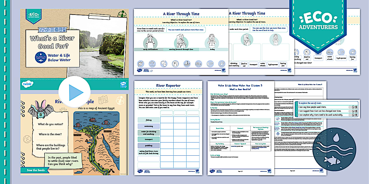 Year 2 Water & Life Below Water: Lesson 5 - What's a River Good For?