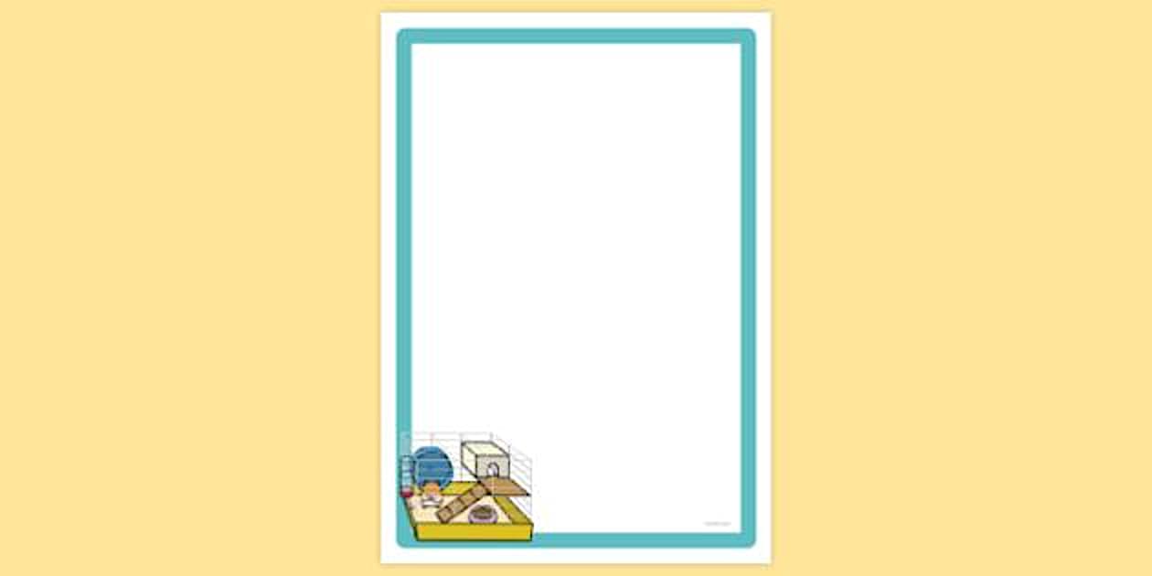 Hamster Cage Page Border | Page Borders | Twinkl - Twinkl