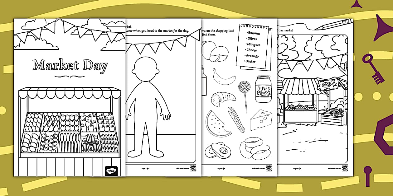 Market Activity Booklet to Support Teaching of Market Day