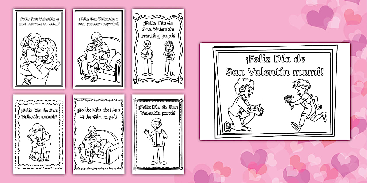 Día de San Valentín - tarjetas (Hecho por educadores)