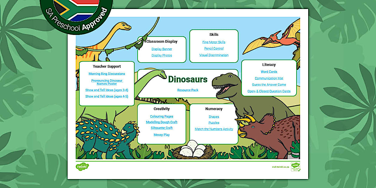 Dinosaurs: Theme Planner