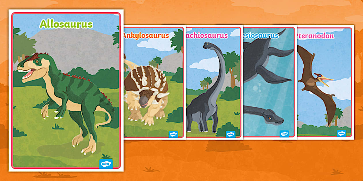 Originals Explorers: Dinosaurs Display Posters - Twinkl