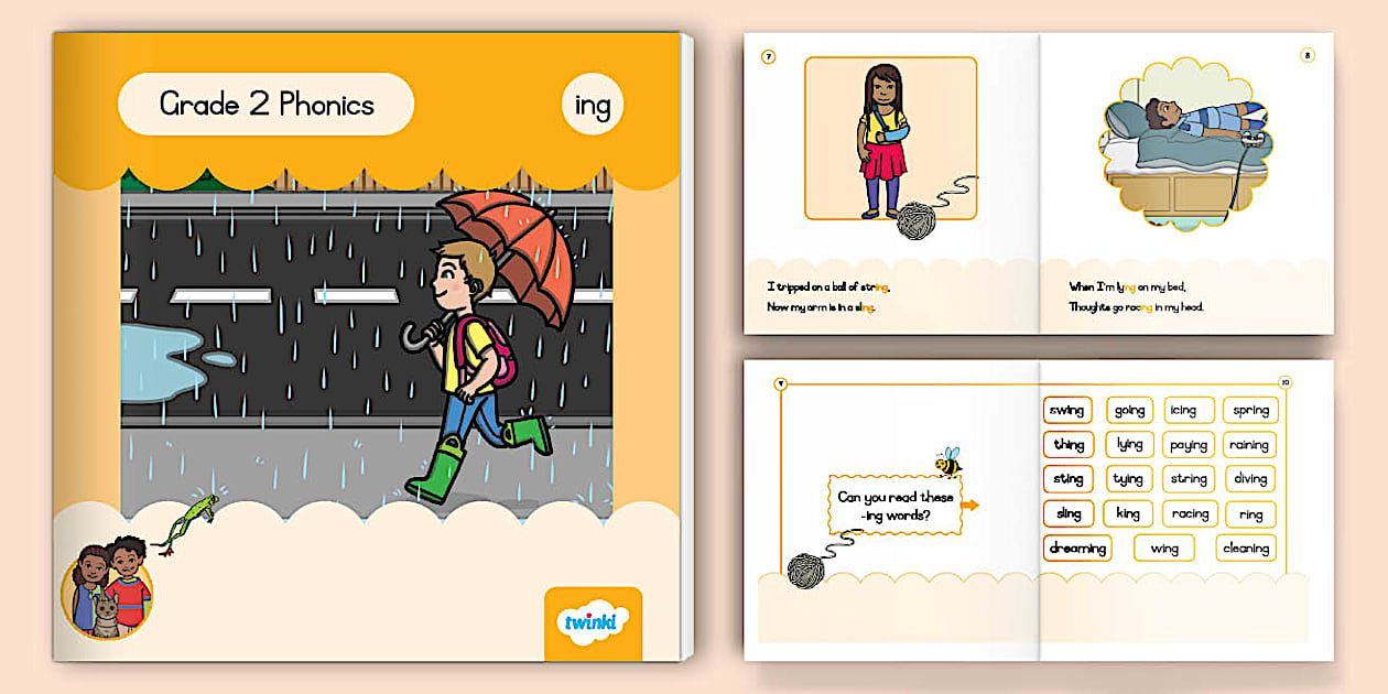 Grade 2 Phonics eBook -ing (teacher made) - Twinkl