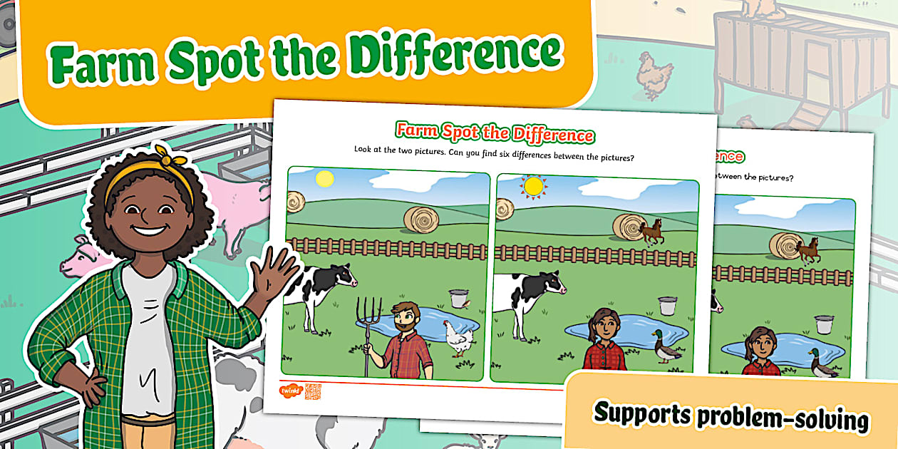 Foundation Phase Home Language - Farm Spot the Difference (CAPS Aligned)