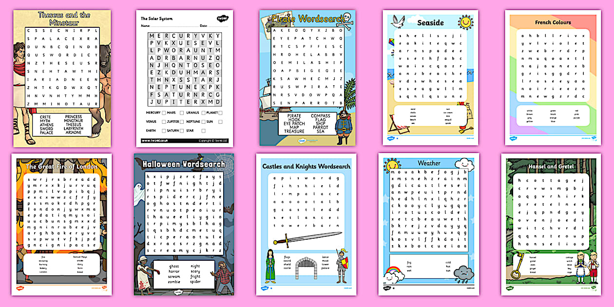 Word Search Bundle Pack | Resource Pack - Twinkl