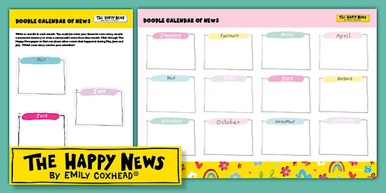 The Happy Newspaper: Doodle Calendar of News (Issue 30)