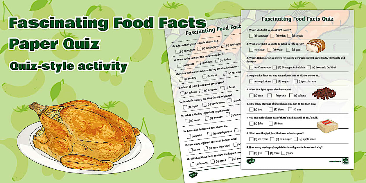Fascinating Food Facts Quiz