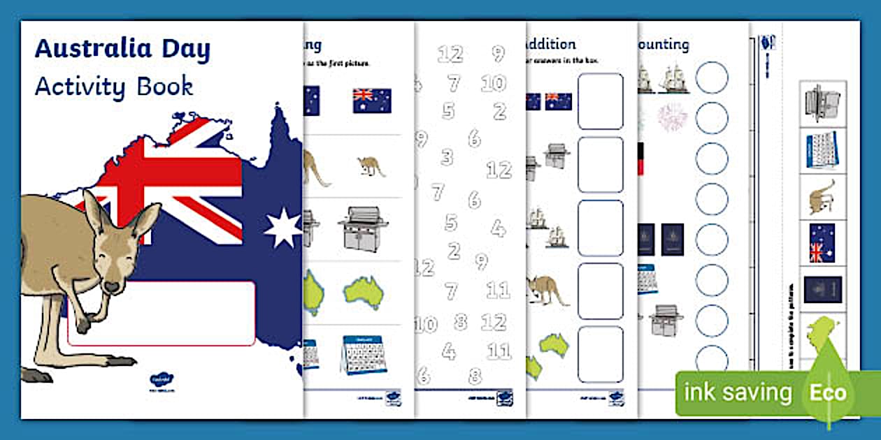 Australia Day Worksheets Booklet - Primary Resources