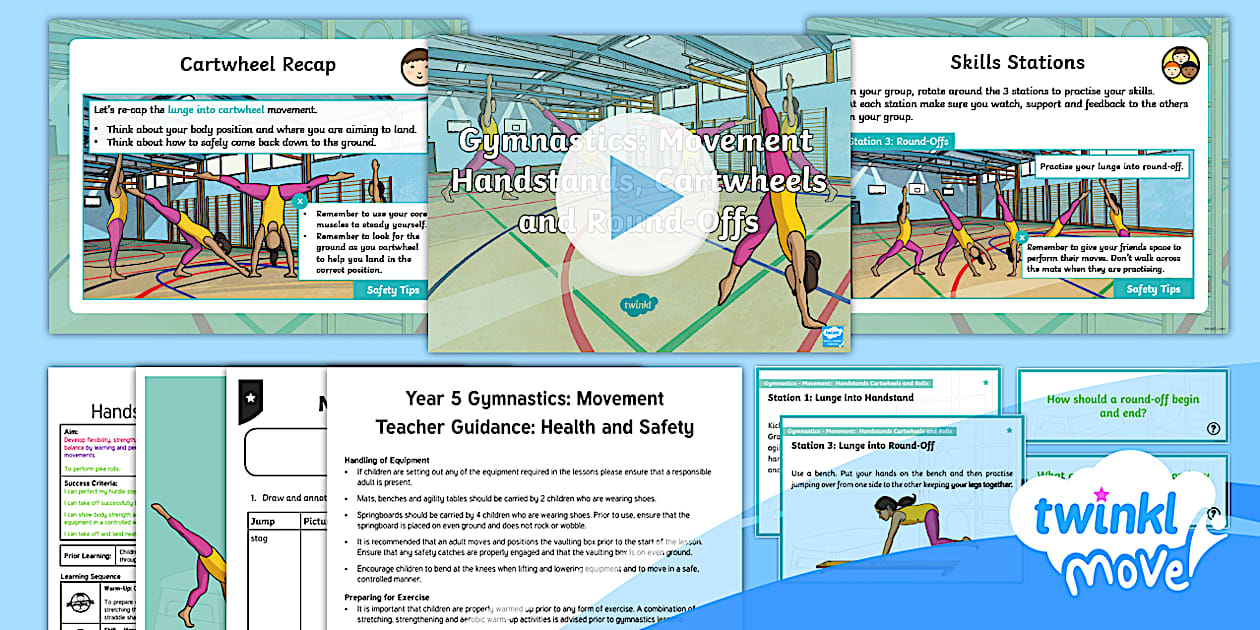 Handstand Lesson | Year 5 Gymnastics | Twinkl Move PE Lesson